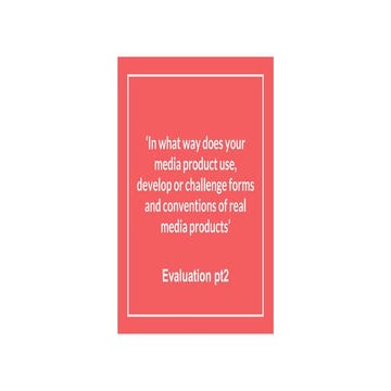 Evaluation pt2 | PPT