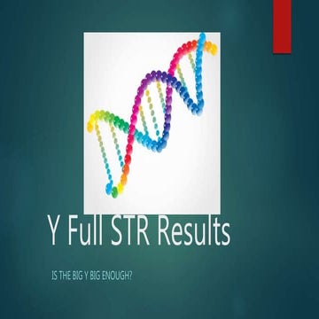 Y full str results | PPT