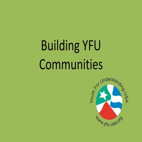 Yfu Marketing and Recruitment | PPTX