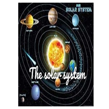 The solar system | PPTX