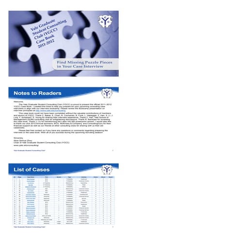 YGCC 2012 casebook preview | PDF