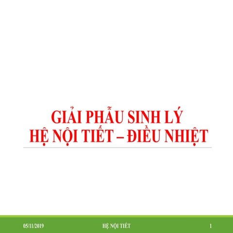 Benh hoc he noi tiet | PDF