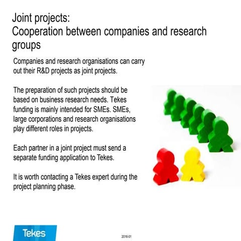 Joint projects | PPTX