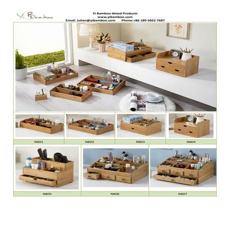[Yi bamboo] catalogue of storage organizer nb01 07 | PDF