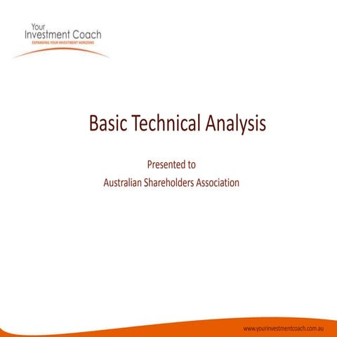 Basic Technical Analysis | PPT
