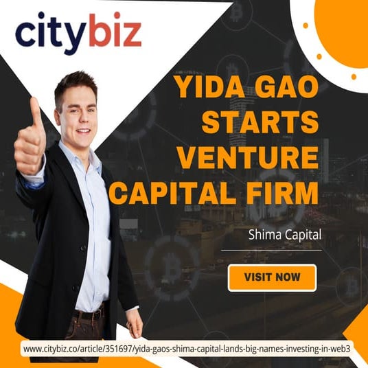 Yida Gao Starts Venture Capital Firm, Shima Capital | PDF