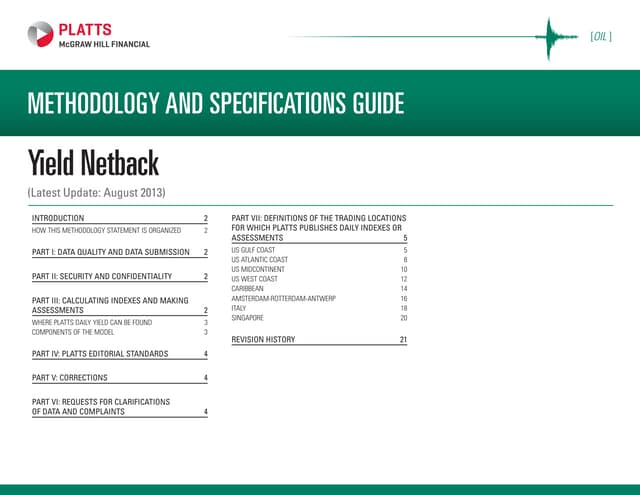 Platts moc explained | PDF