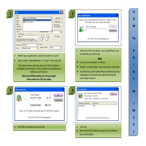 How to print at imcpl | PPT