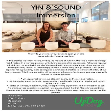 Yin and sound Immersion | PDF