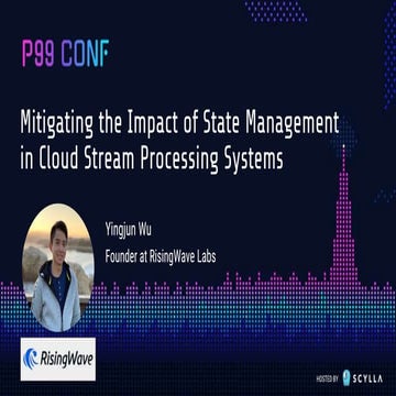 Mitigating the Impact of State Management in Cloud Stream Processing Systems | PPT
