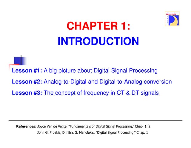 DIGITAL SIGNAL PROCESSING | PPTX