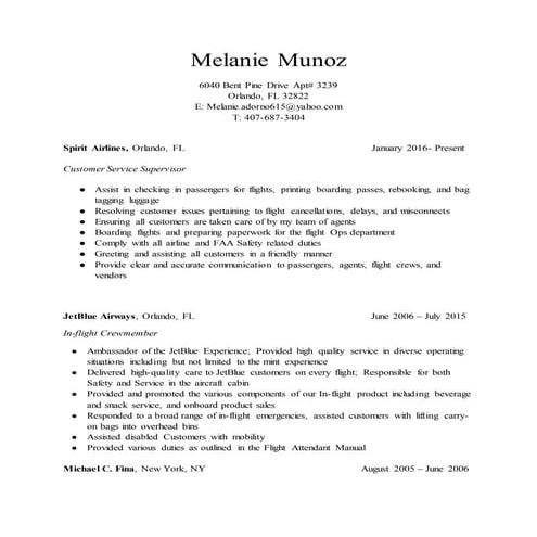 2016 resume 2 | DOCX