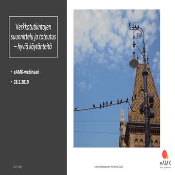 eAMK webinaari: Verkkotutkinnot – hyviä käytänteitä | PPT