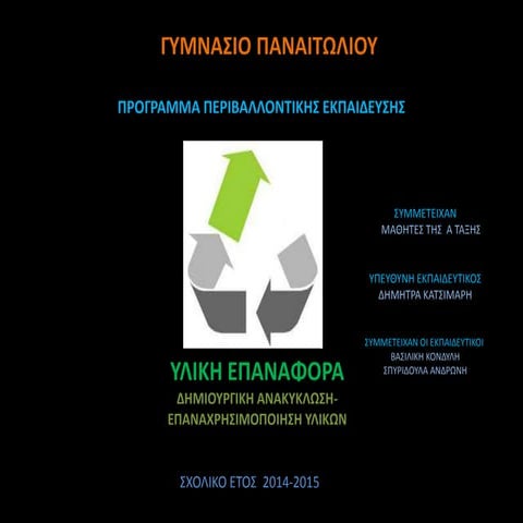 ΠΕΡΙΒΑΛΛΟΝ | PPTX
