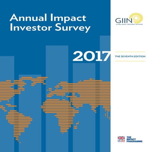 Giin annual impact investor survey 2017 | PDF