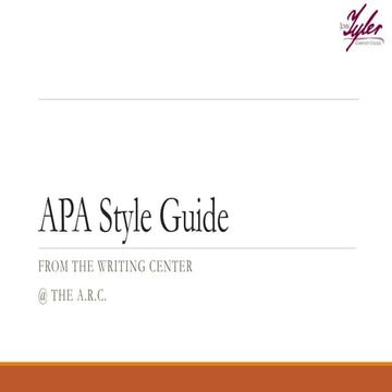 Apa style | PPTX