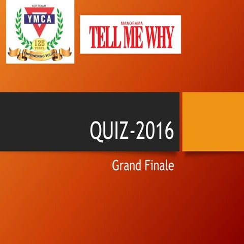 Ymca quiz finale 2016 | PPTX