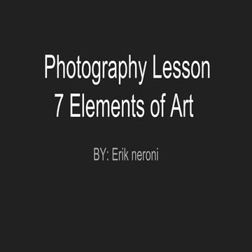 Elements of art | PPT