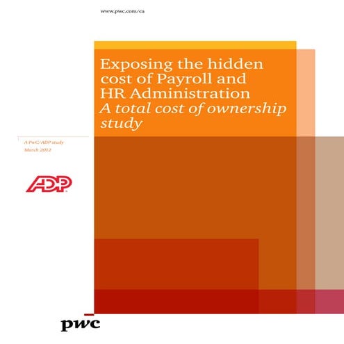 PwC Total Cost of Ownership Study - Exposing the Hidden Cost of Payroll ...