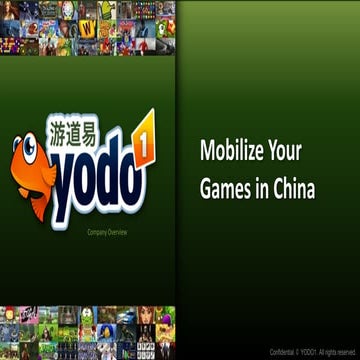 Yodo1 Company Overview_version-Q2-2020 | PDF