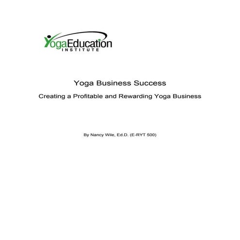 Yoga business-success | PDF