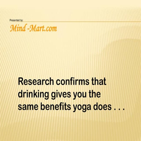 Yoga And Drinking | PPS