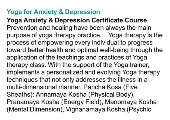 Yoga for Digestive System Course - core yoga | PPT