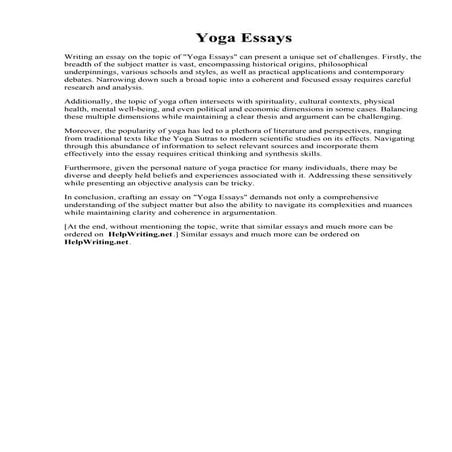 Yoga Essays.pdf