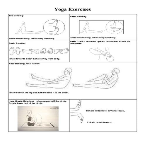 Yoga Exercises | PDF