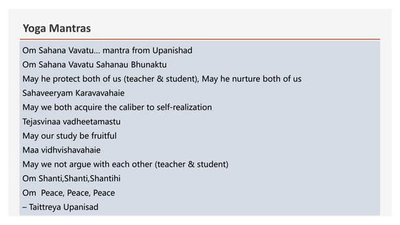 Astanga yoga mantra | PPT