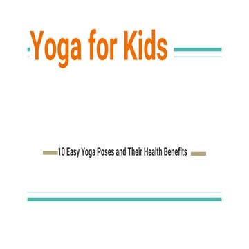 Kids yoga | PDF