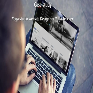 Yoga studio website design for yoga store | PDF