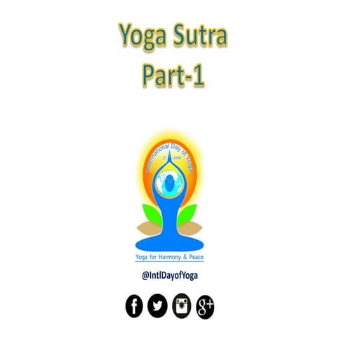 Yoga Sutra Part-1 | PPTX