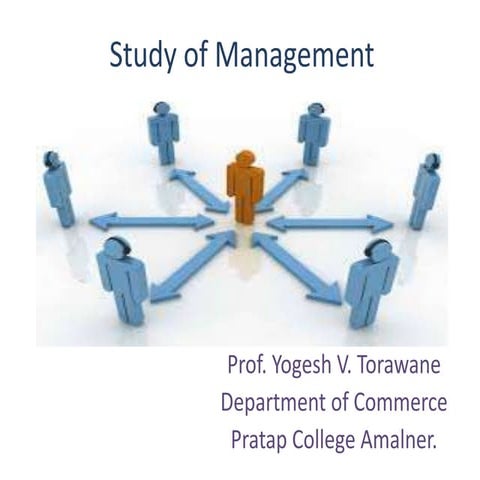 Study of Management | PPT