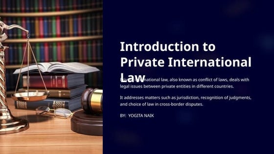 Private international law scope pil pptx | PPT