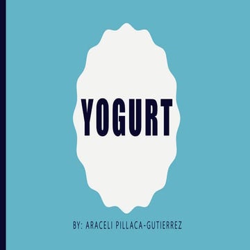 Yogurt | PPTX