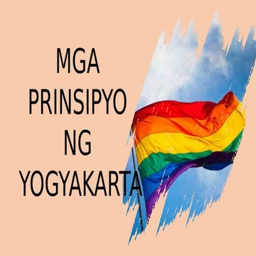 Paggalang at Pagtanggap ng Kasarian tungo sa Pagkakapantay-Pantay | PPTX
