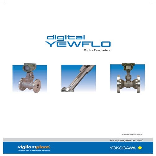 Yokogawa digital YEWFLOW Vortex Flowmeters | PDF