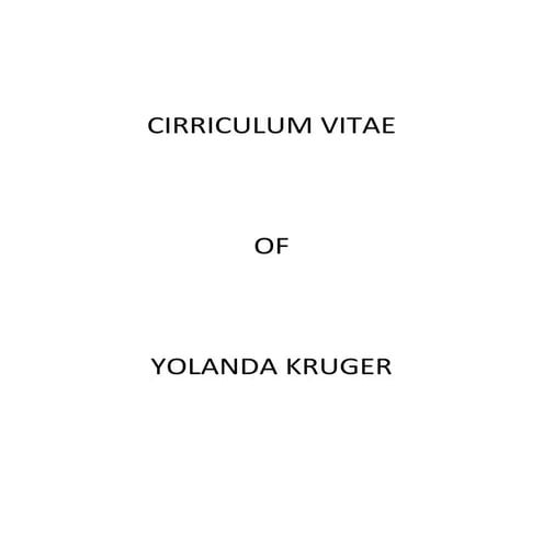 Yolanda cv 2016 | DOC