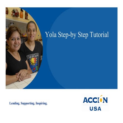 Yola Step By Step ACCION USA | PDF | Internet for Beginners | Internet