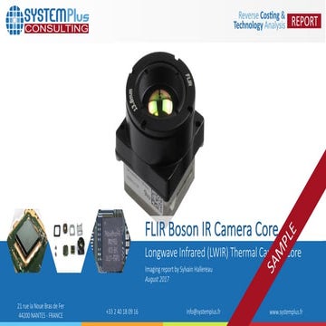 FLIR Boson – a small, innovative,low power, smart thermal camera core ...