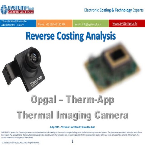 Opgal Therm-App Infrared Camera & Ulis IR Microbolometer teardown ...