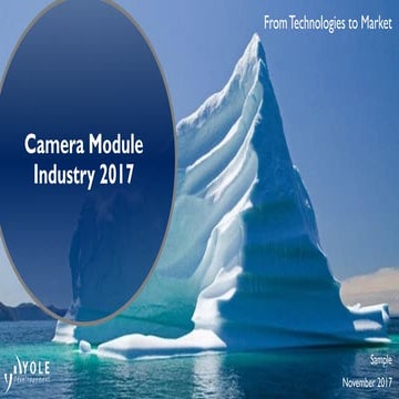 Camera Module Industry 2017 Report by Yole Developpement | PDF