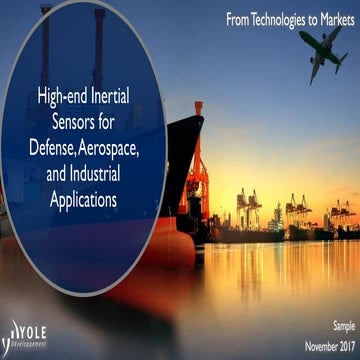 High-end Inertial Sensors for Defense, Aerospace, and Industrial ...