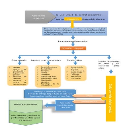 mapa conceptual Gerencia de Proyectos | PDF | Business | Business and Finance