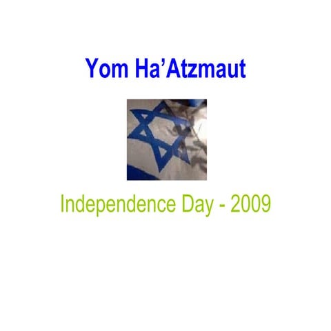 Yom Haatzmaut | PPT
