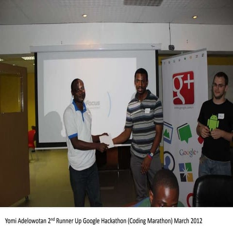 Google hackathon 2012 Winner | PPTX