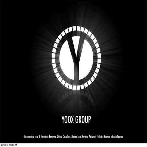 Yoox group - piano industriale | PPT