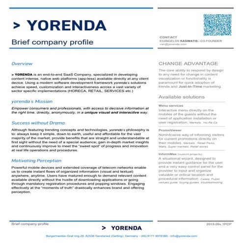 Yorenda's brief profile page | PDF