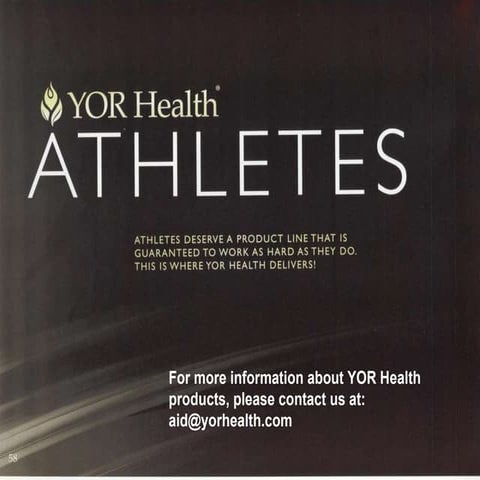 YOR Health Athletes | PPT